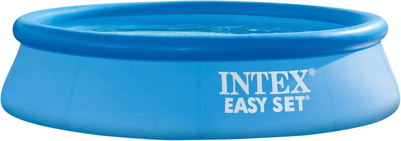 Intex 28120NP Easy Set 10 Foot x 30 Inch Inflatable Outdoor Swimming ...