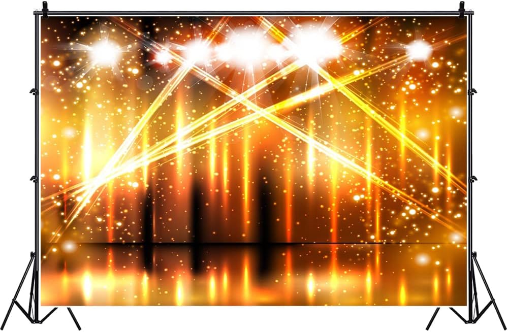 Laeacco 10x7ft Splendid Dreamlike Stage Backdrop Bright Interlaced ...