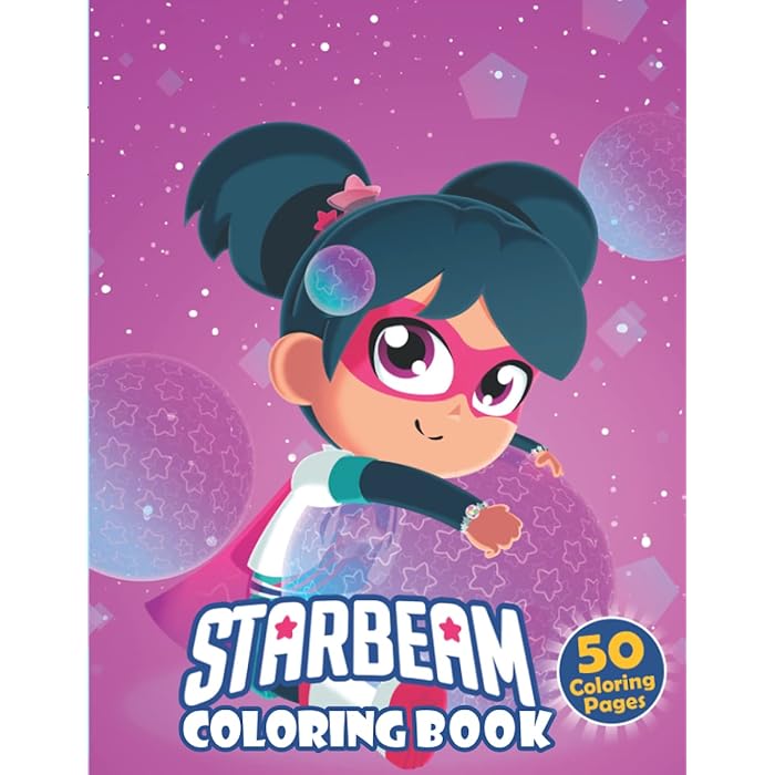 Buy StarBeam Coloring Book: Over 50 Illustraions Of StarBeam Characters ...