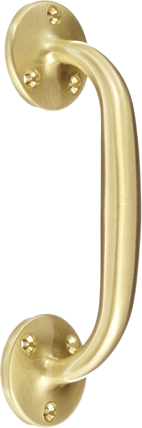 Rockwood 131.4 Brass Surface Mounted Cast Door Pull, 7-1/2" Length ...
