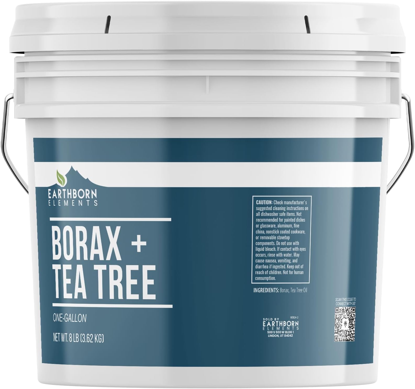 Amazon.com: Earthborn Elements Borax with Tea Tree Essential Oil, 1 ...