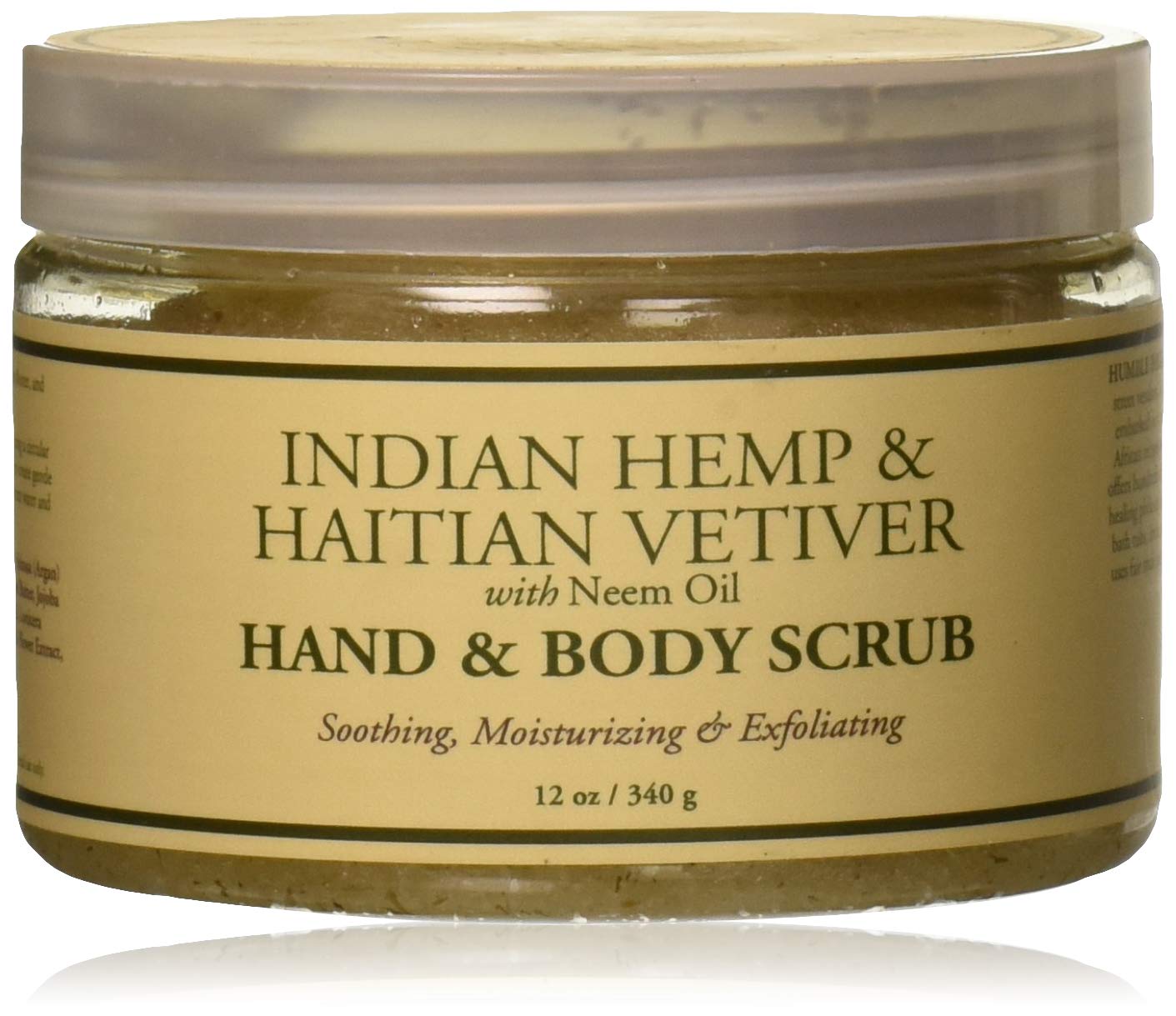 Amazon.com : Indian Hemp & Haitian Vetiver Bath & Body Scrub by Nubian ...