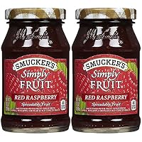 Amazon.com : Smucker's Simply Fruit Raspberry Spread, 10 oz, 2 pk ...