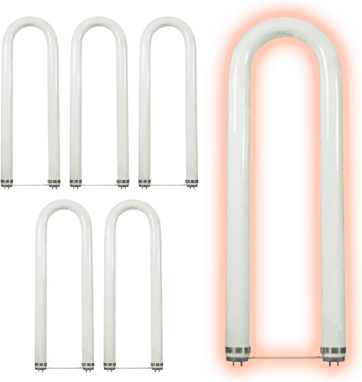 GoodBulb 100-Watt 6 Inch T12 Fluorescent U-Bend Light Bulb 5000K ...