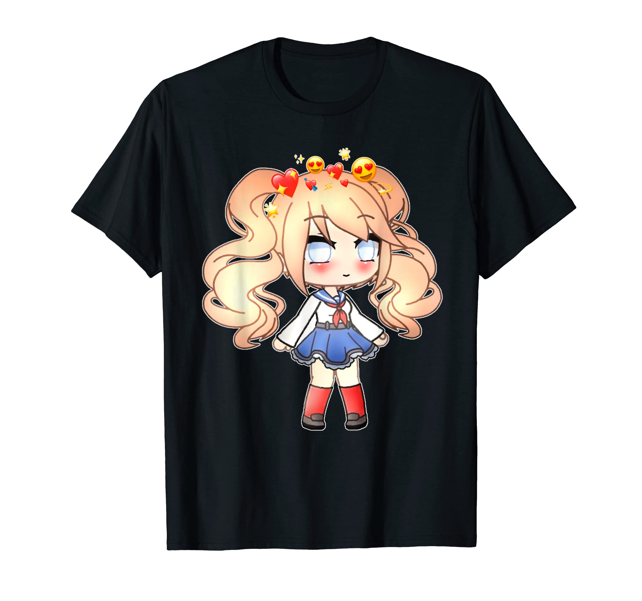 Buy Gacha Life Gatcha Club Inspired 16 Kawaii Manga Anime Chibi T-Shirt ...
