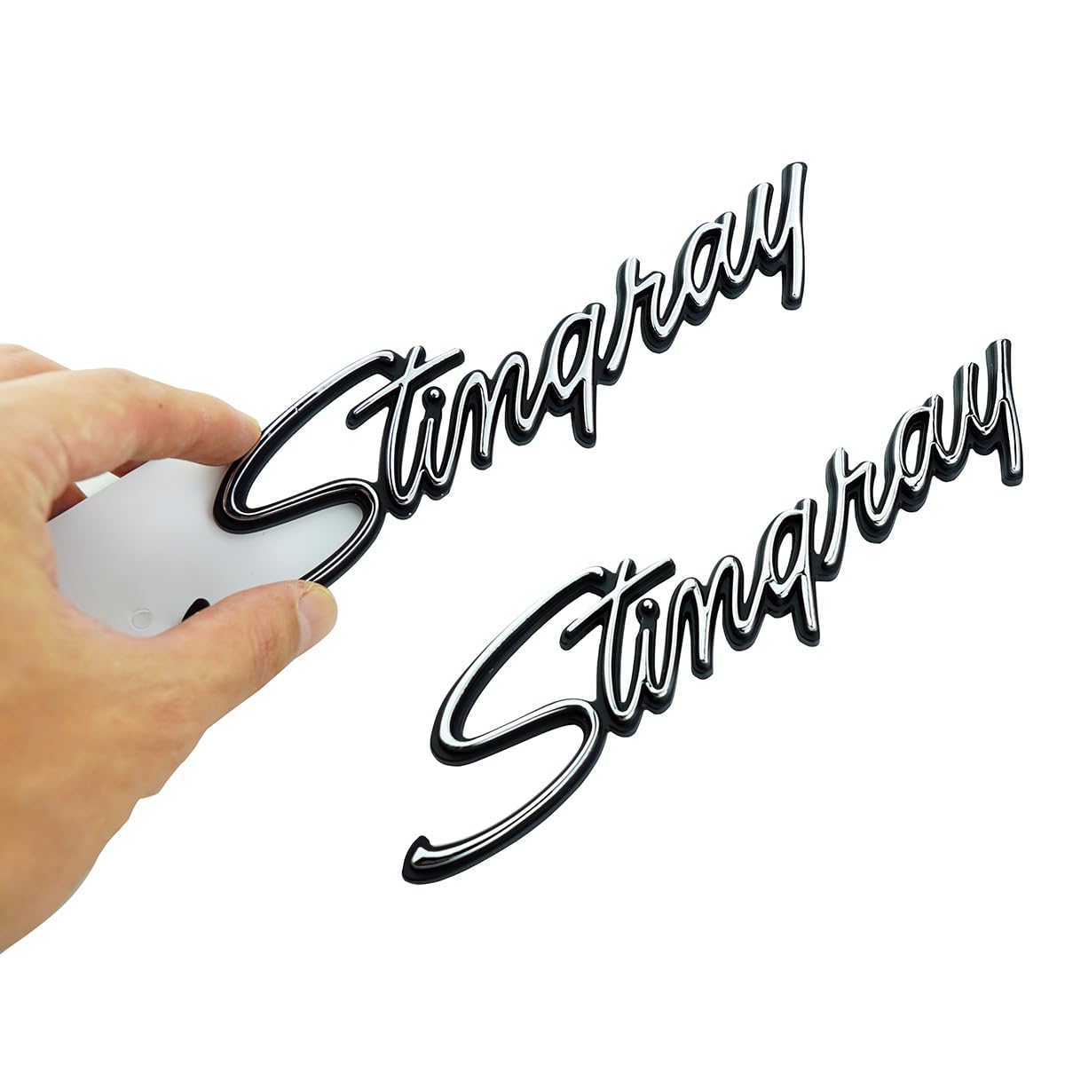 Amazon.com: 2X Stingray Emblems Front Fender Trim Parts Badges Letters ...