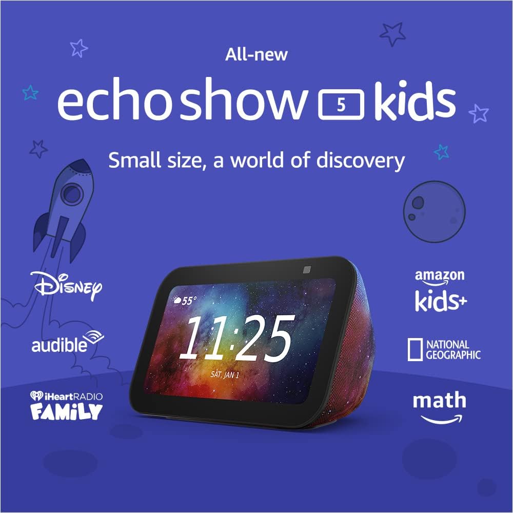 Amazon.com: All-new Echo Show 5 (3rd Gen, 2023 release) Kids | Designed ...