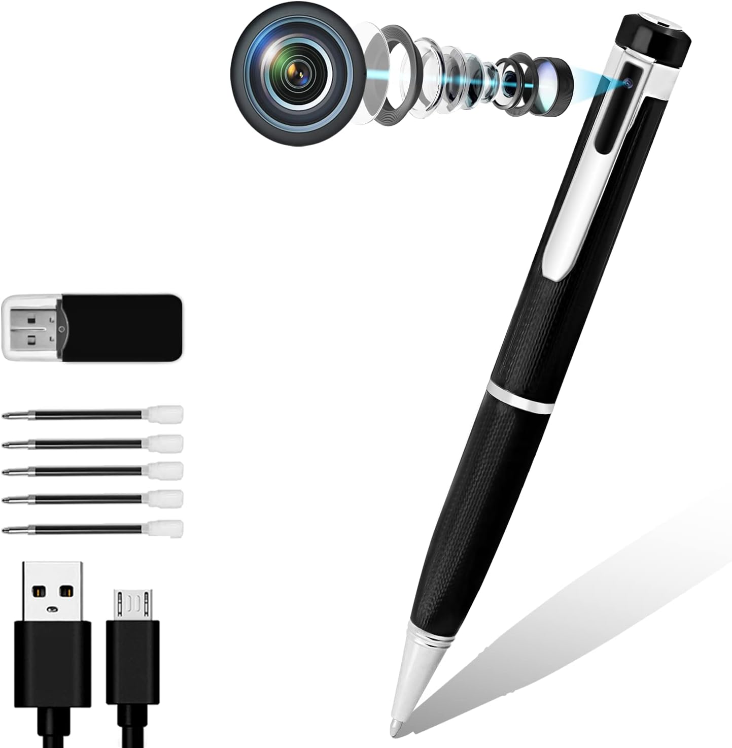 Amazon.com : M3 Cubed Upgraded Spy Camera Spy Pen Gift Set | Easy to ...