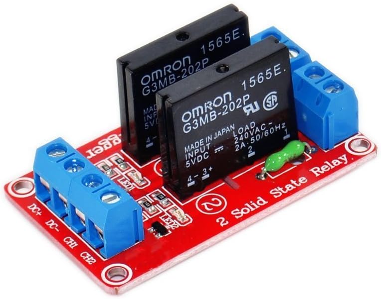 Amazon.com: Tolako 5V 1 Channel Solid State Relay SSR Module for ...