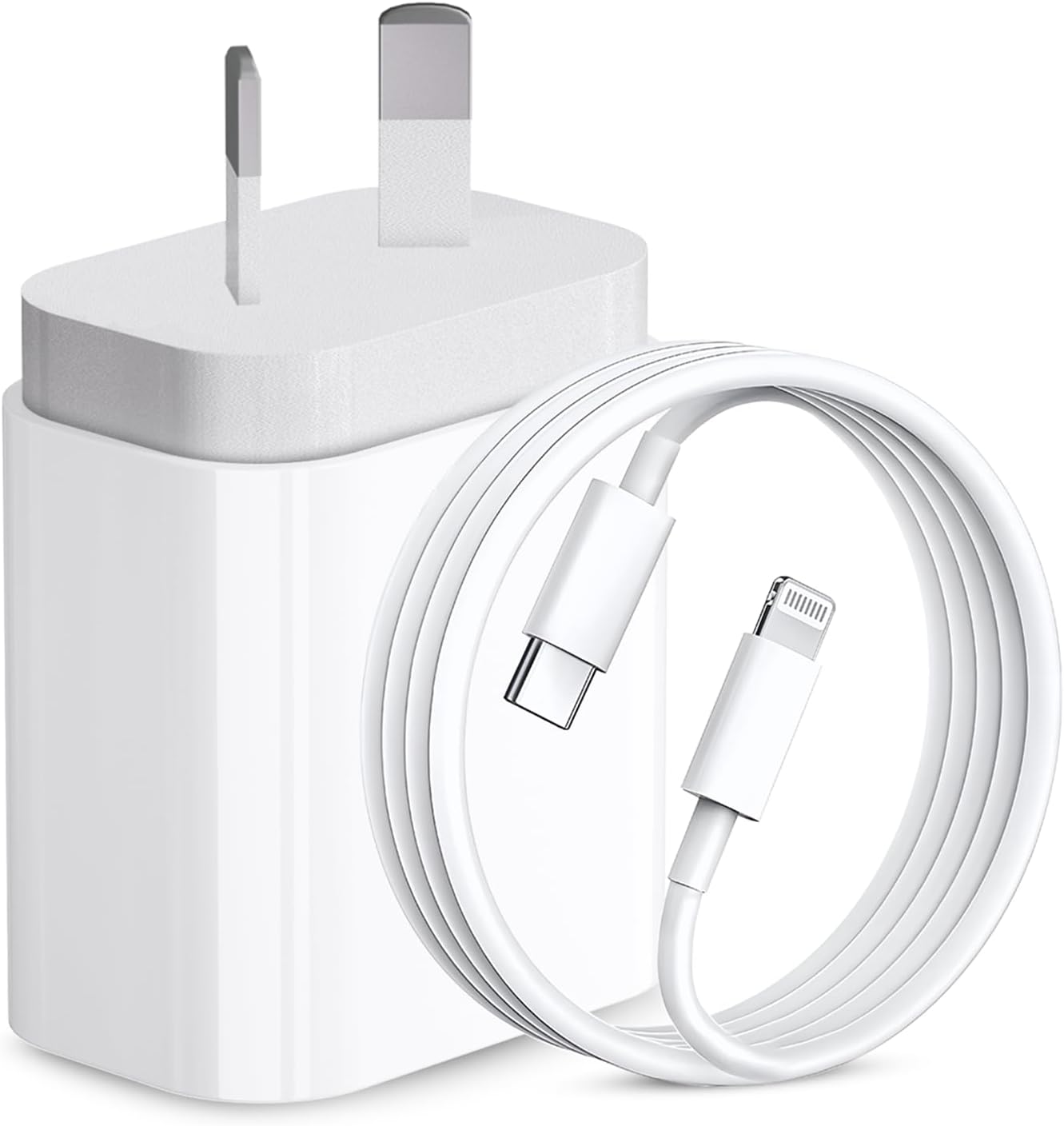 iPhone Fast Charger, 20W iPhone/iPad Charger Adapter with USB-C to ...