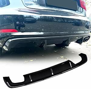 Amazon.com: A3 Rear Bumper Diffuser Compatible with Audi A3 8V Base ...