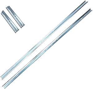 LAJIAOZ Garage Door Vertical Track Replacement, Galvanized Steel Garage ...