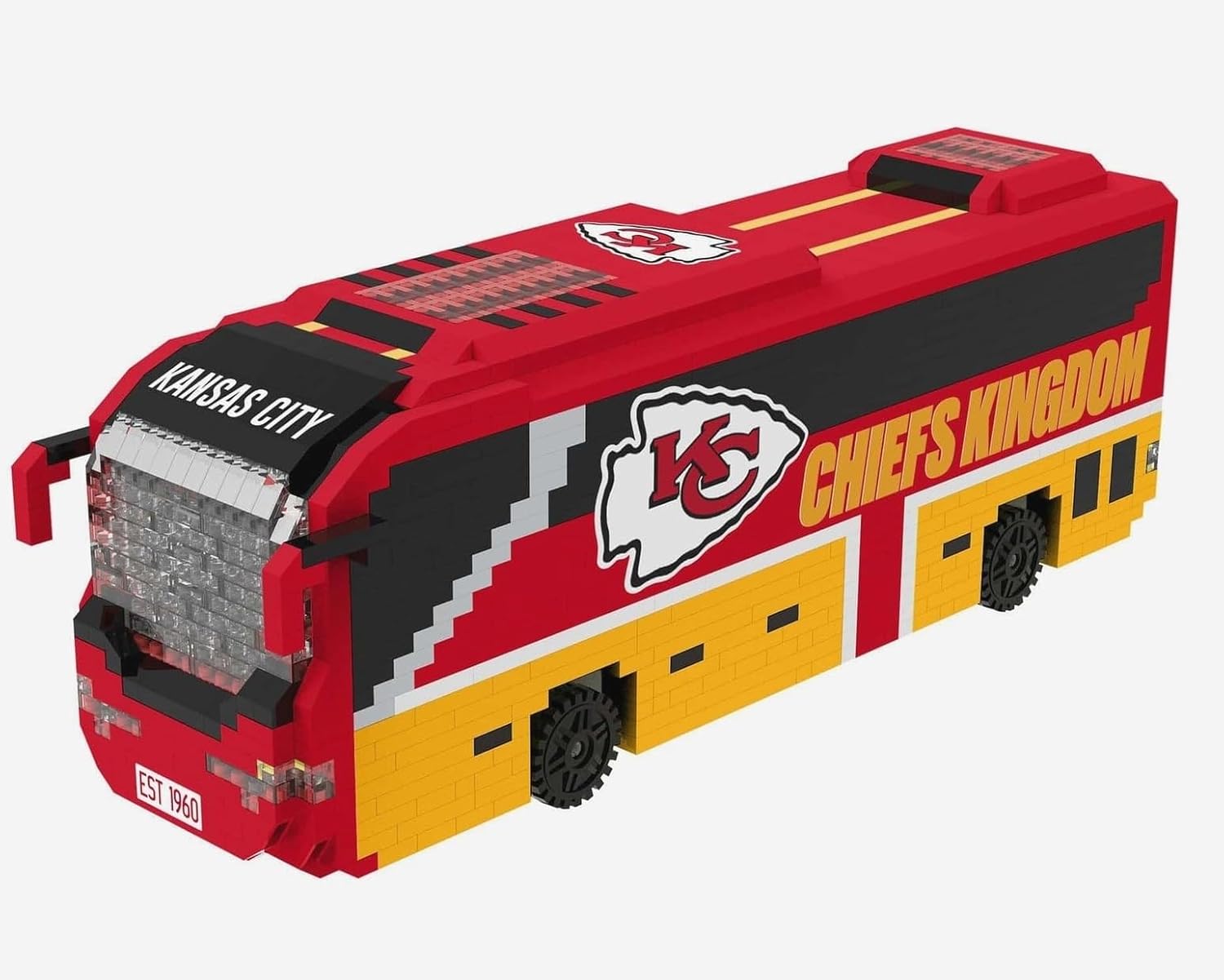 Amazon.com: Kansas City Chiefs BRXLZ Team Bus Building Block Set : Toys ...