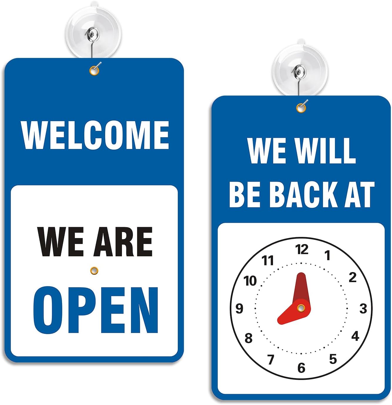 Amazon.com : AVCMOTO Open Signs for Business with Suction Cups, “We ...