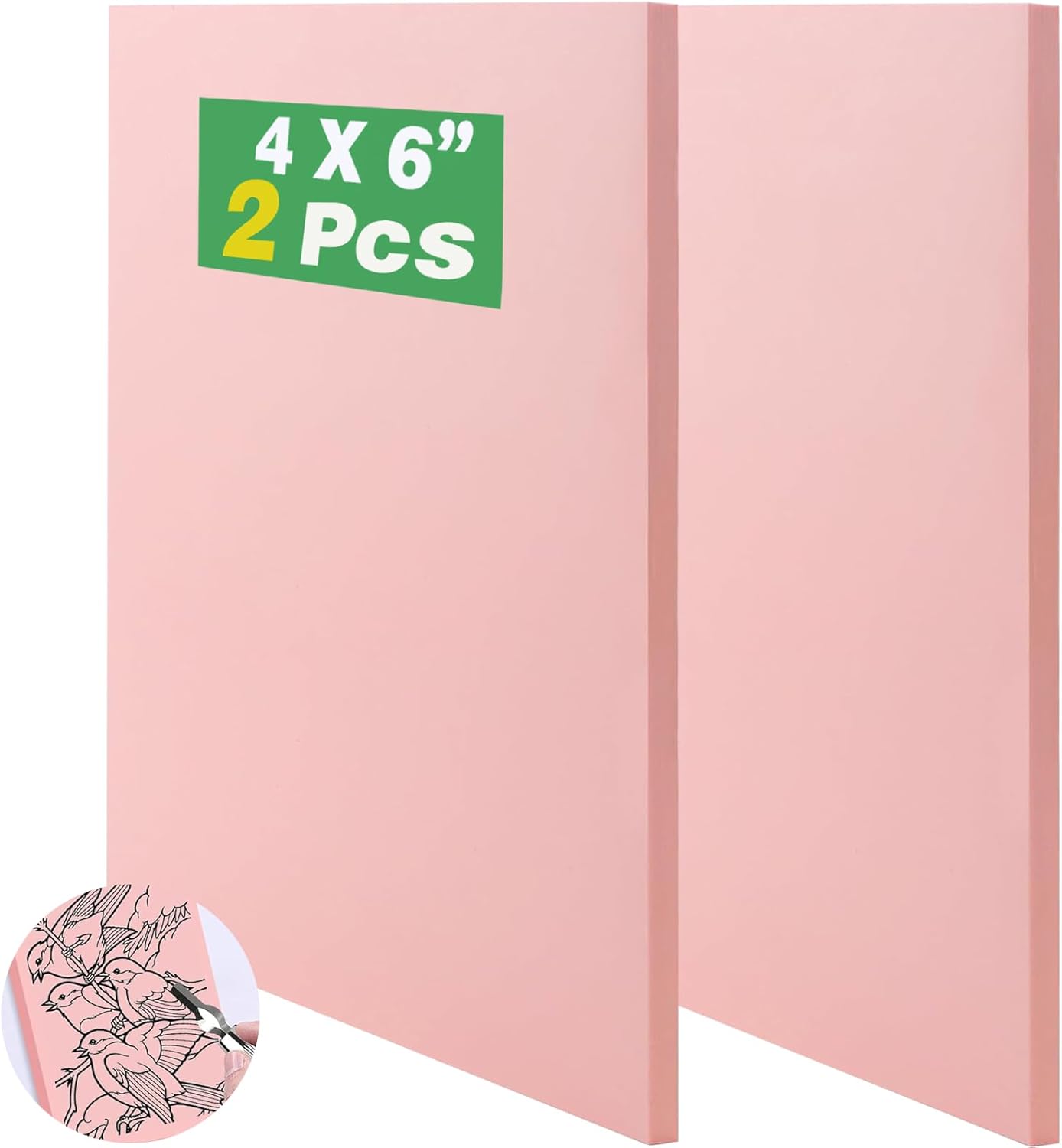 Amazon.com: Linoleum Blocks for Printmaking, Pink Rubber Stamp Carving ...