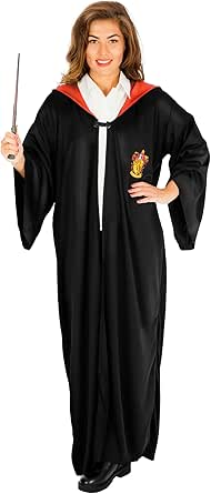 Rubie's Official Harry Potter Adult's Deluxe Gryffindor Robe Costume ...