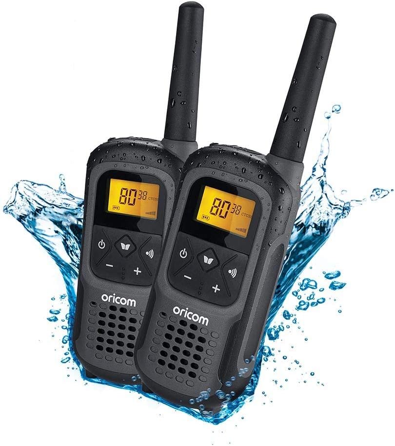 Oricom UHF2500-2GR 2 watt Waterproof Handheld UHF CB Radio Twin Pack ...
