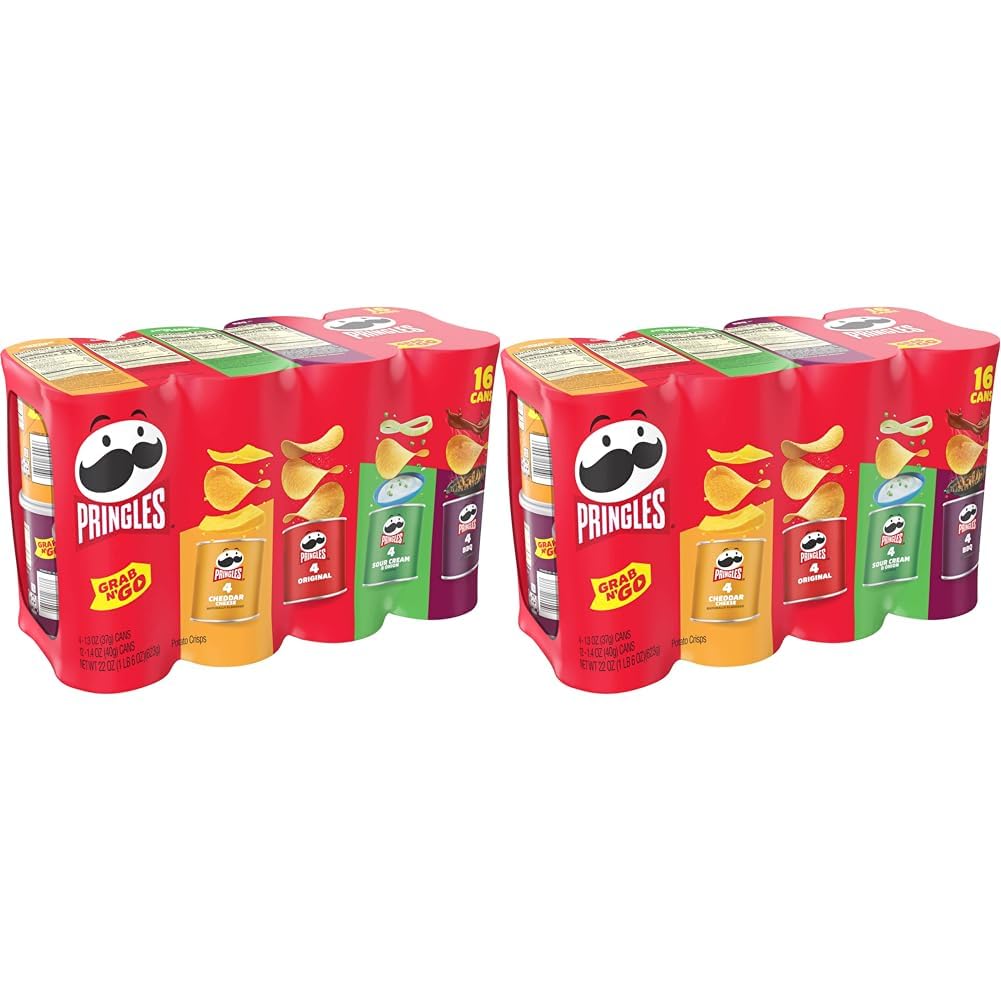 Amazon.com: Pringles Potato Crisps Chips, Lunch Snacks, Office and Kids ...