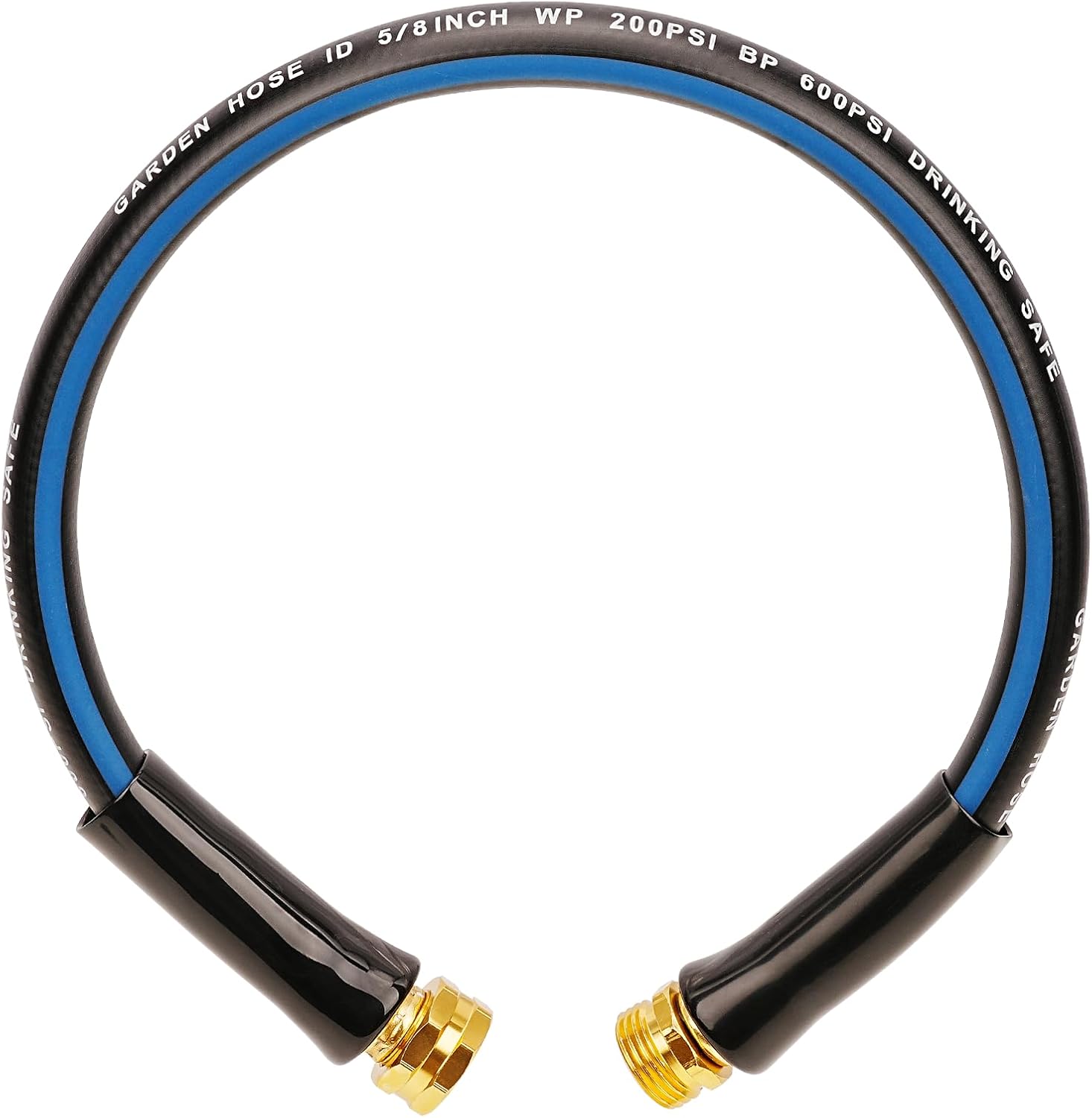 Amazon.com : SheeChung Short Garden Hose 2ft x 5/8",Leader Hose for ...