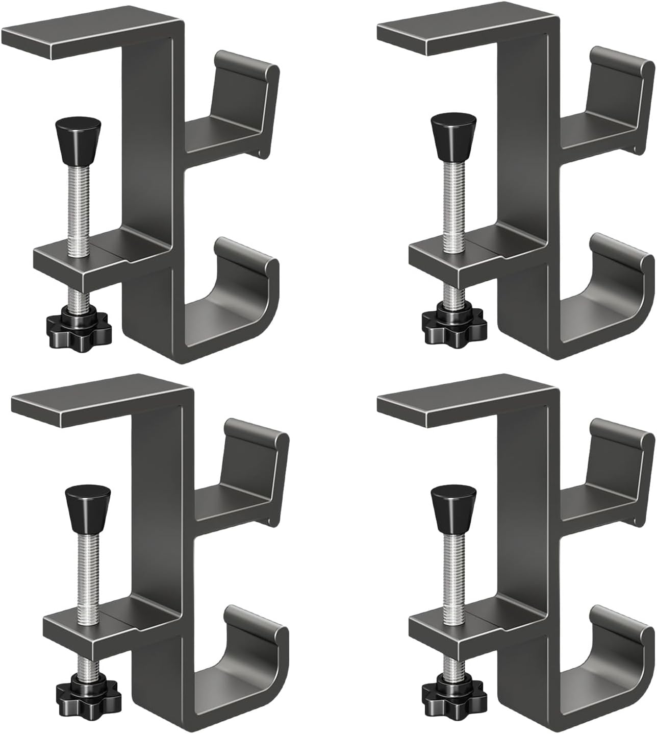 Amazon.com: popamaz 4 Pack Christmas Stocking and Garland Holders with ...