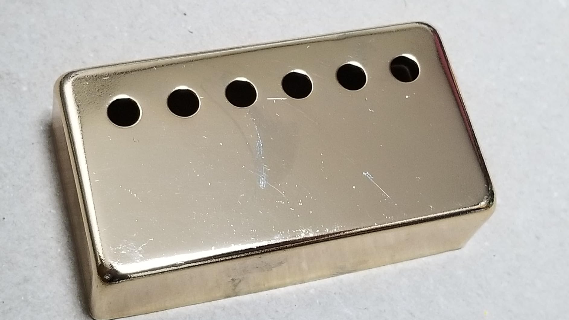 Amazon | shymie ピックアップカバー ハムバッカー ギター エレキ アクセサリー レスポール カスタム ダブルコイル パーツ 小型 6穴 ゴールド 50 mm | ピックアップ ...