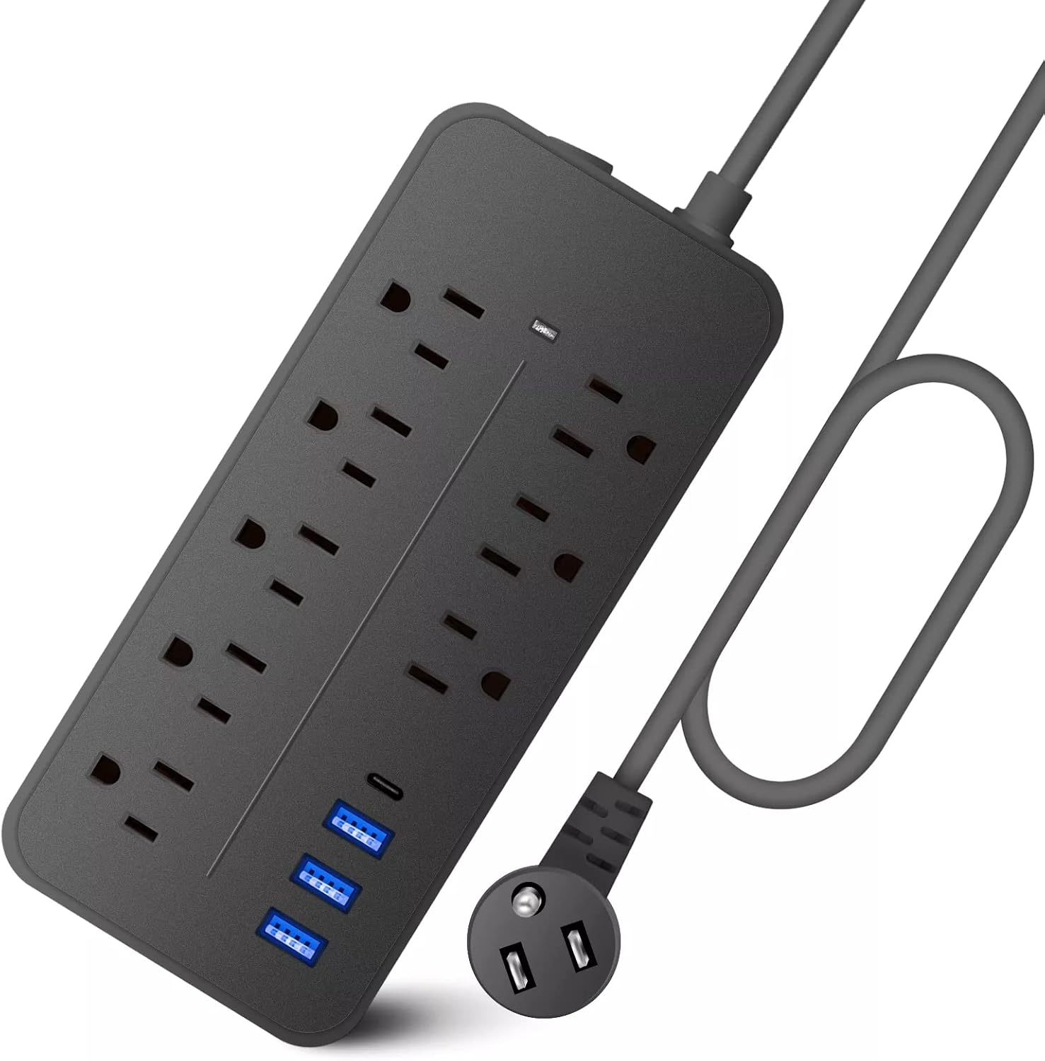Amazon.com: Power Strip Surge Protector with USB & USB C Type Charging ...