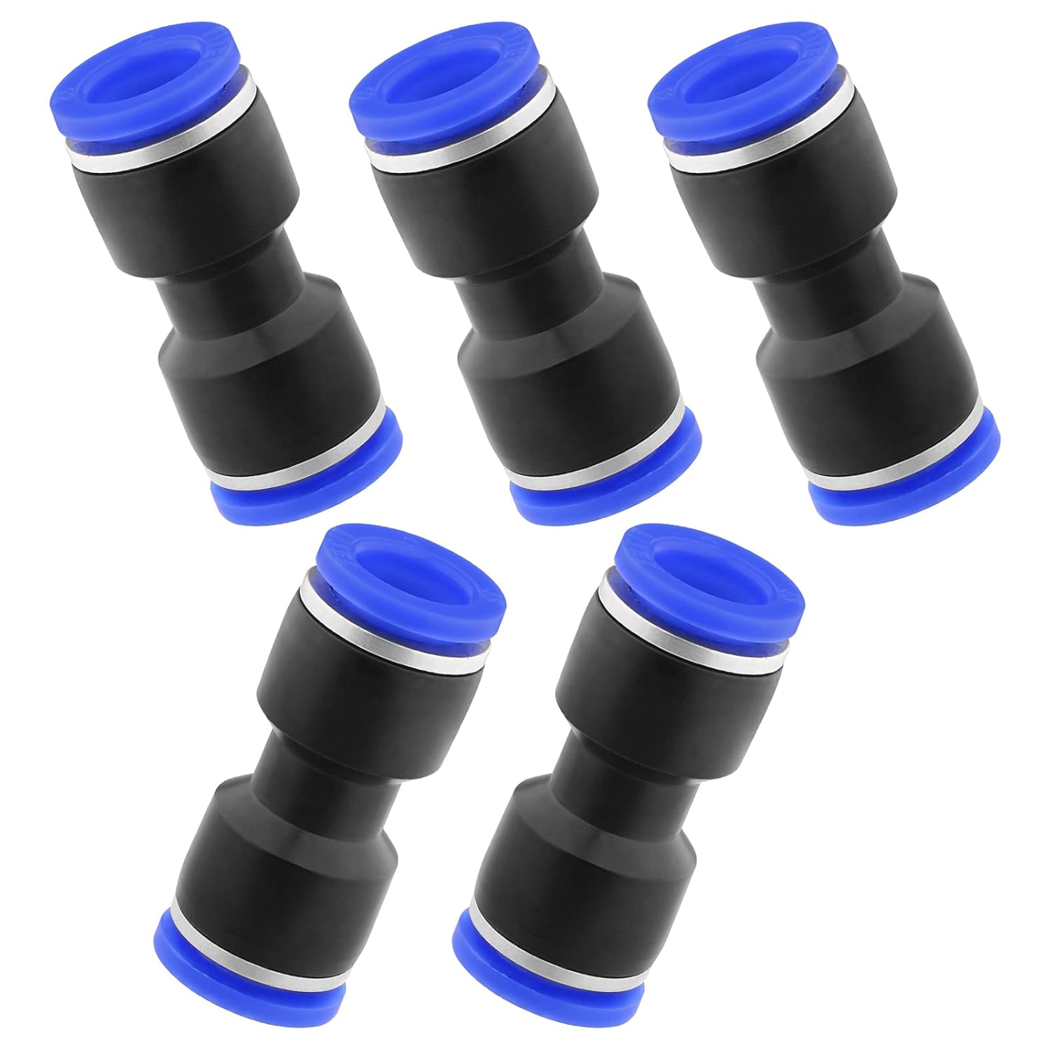 GUMIFA 5 Pieces Straight Push Connectors, 12 mm Quick Release Pneumatic ...