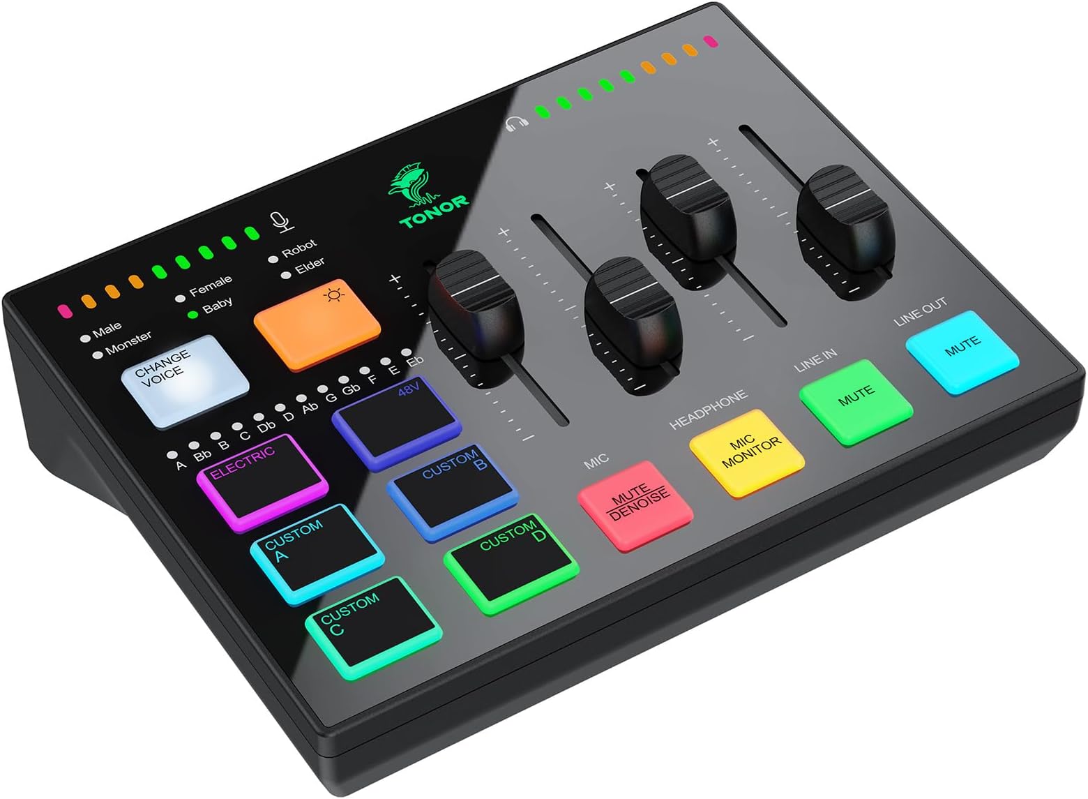 Amazon.co.jp: TASCAM(タスカム) MiNiSTUDIO CREATOR US-42B ポッドキャスト ボイスエフェクト ...