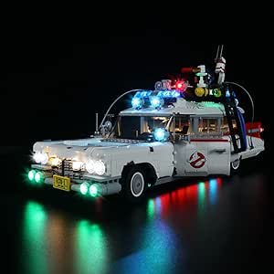 Amazon.com: JANWAALY LED Lighting Kit Compatible with Lego ECTO-1 10274 ...