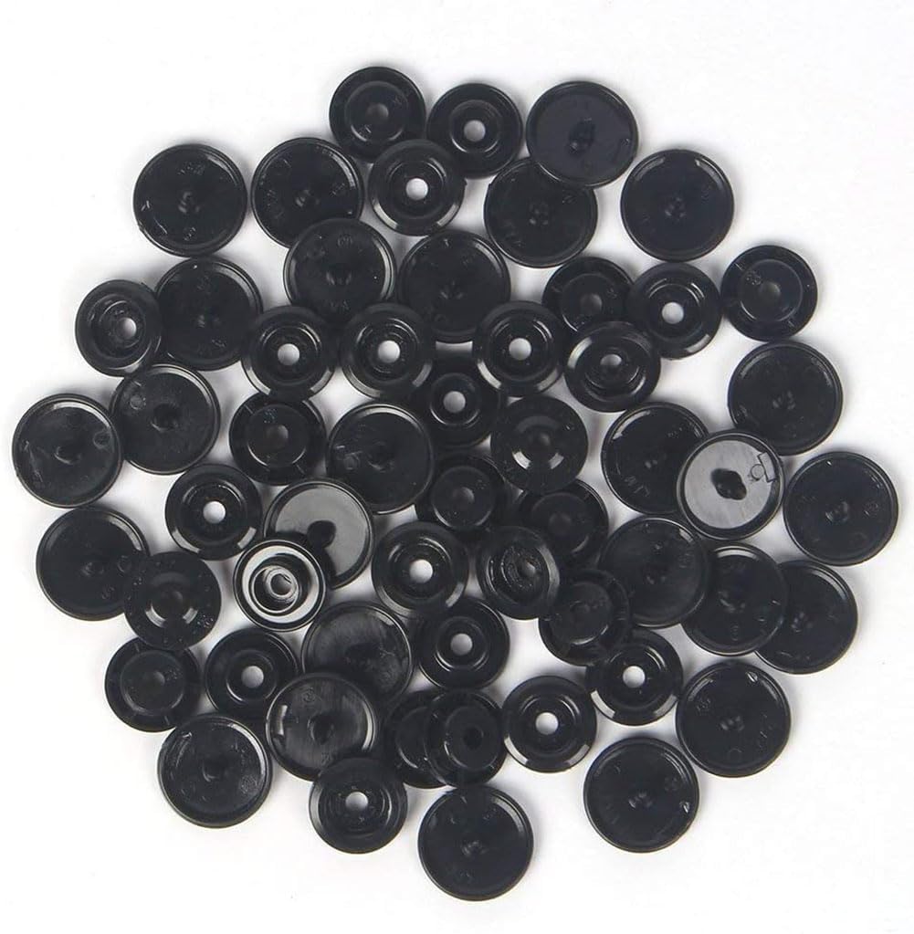 Amazon.com: 200 Sets T5 Resin Plastic Snaps, BetterJonny Size 20 Glossy ...