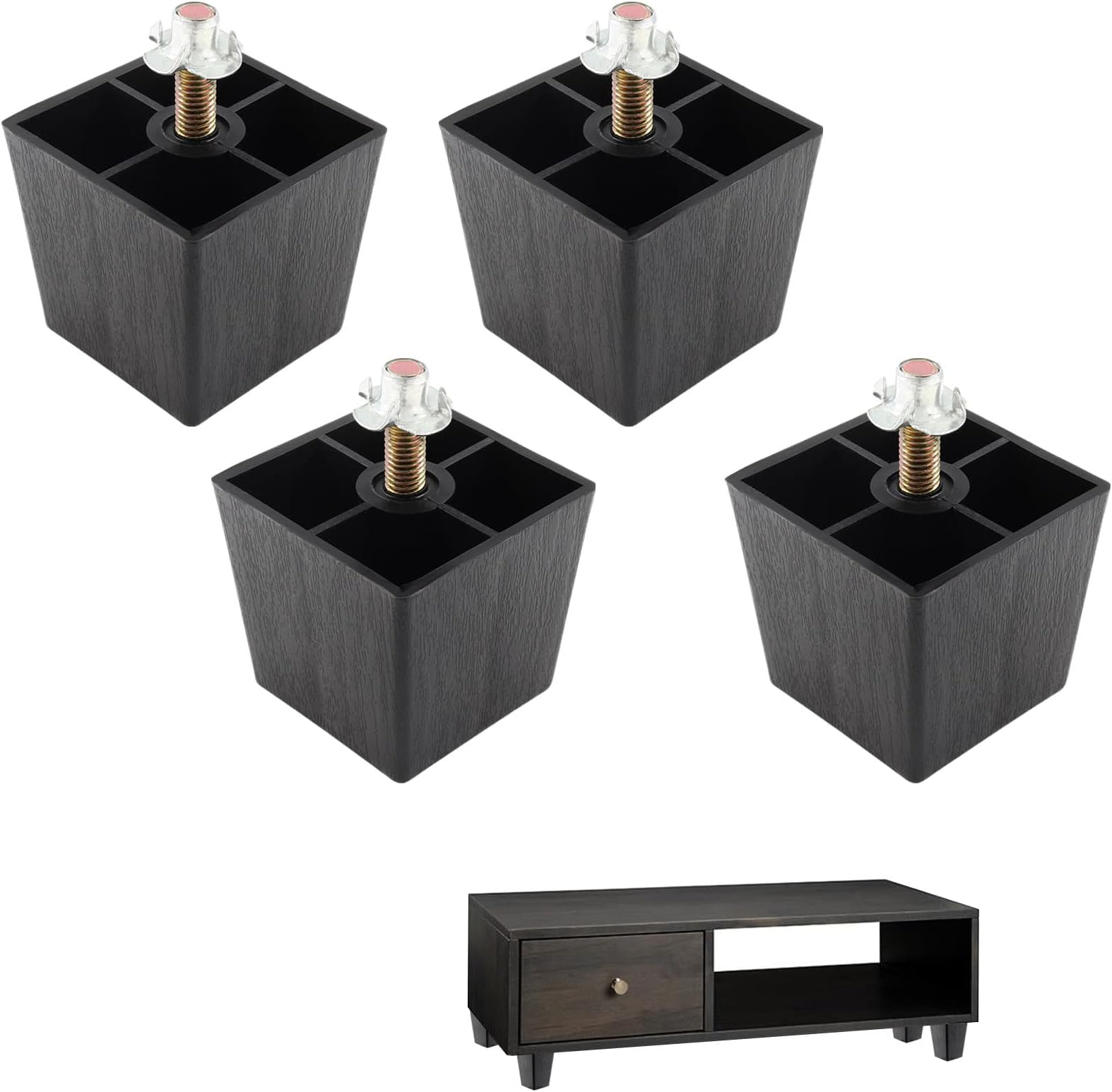 Amazon Masendelk 4pcs Plastic Furniture Legs 2 Inch Black Couch amazon-masendelk-4pcs-plastic-furniture-legs-2-inch-black-couch