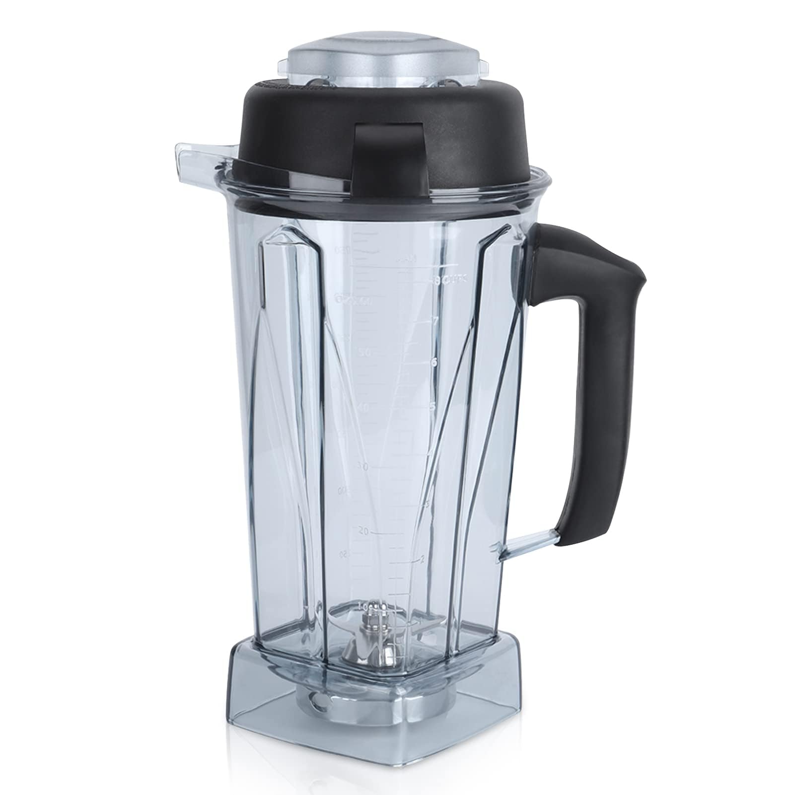 64oz Transparent Blenders Container, Blender Food Processor Combo ...