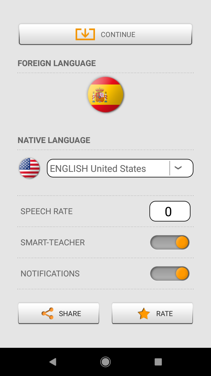 Learn Spanish words with Smart-Teacher - App on Amazon Appstore