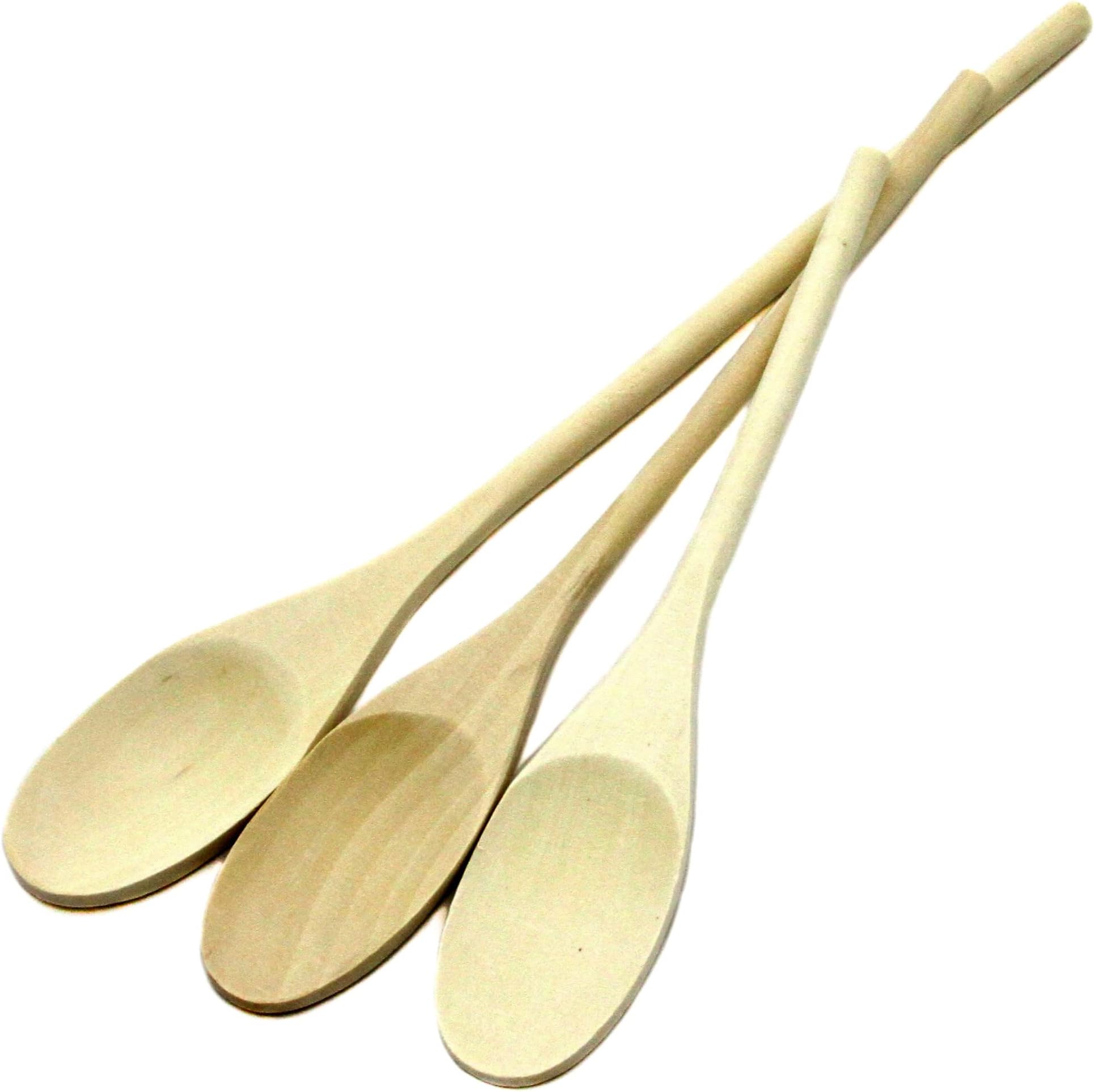 Amazon.com: Chef Craft Select Maple Solid Spoon Set, 10, 12, 14 inch 3 ...