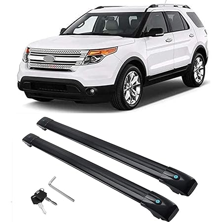 Amazon.com: Roof Rack Cross Bar Rail for Ford Explorer 2011-2015（Raised ...