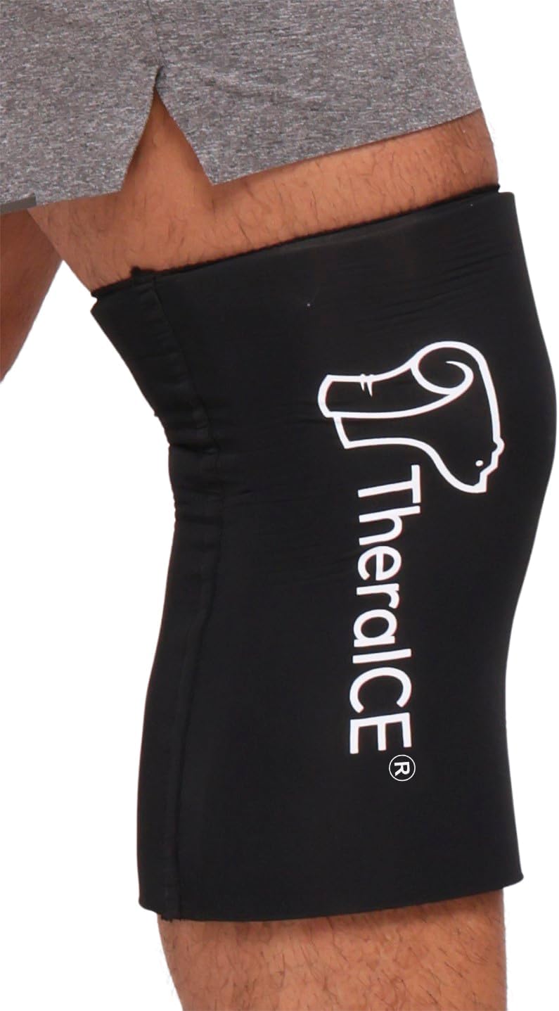 Amazon.com: TheraICE Knee Ice Pack Wrap Compression Sleeve for Injuries ...