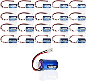 Amazon.com: (20-Pack) SB-AA02 Battery for Tekcell SB-AA02 1/2AA 3.6V ...