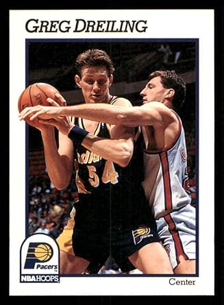 Amazon.com: Basketball NBA 1991-92 Hoops #372 Greg Dreiling NM Pacers ...