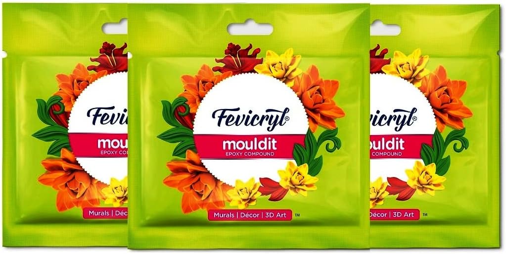 Amazon.com: Ssr 3 Piece - Fevicryl Mould 50Grm Clay Set For Modelling ...