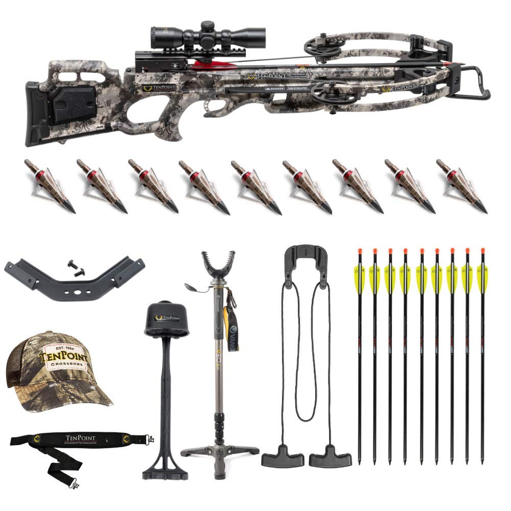 Buy Tenpoint Titan M1 370 FPS Rope Sled Crossbow and Elite Accessory ...