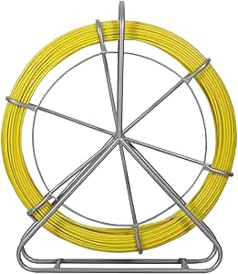 YTFLOT Fiberglass Fish Tape 8MM 328FT Fishing Tape Cable Rods Fish Tape ...