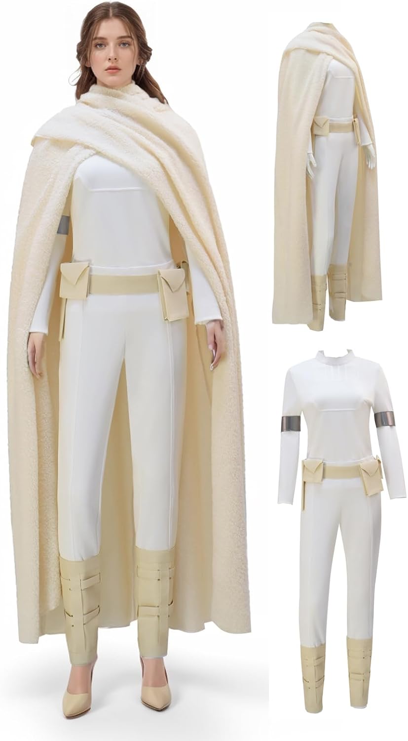 Amazon.com: Makiwcu Women Princess Padme Amidala Jedi Knight Cosplay ...