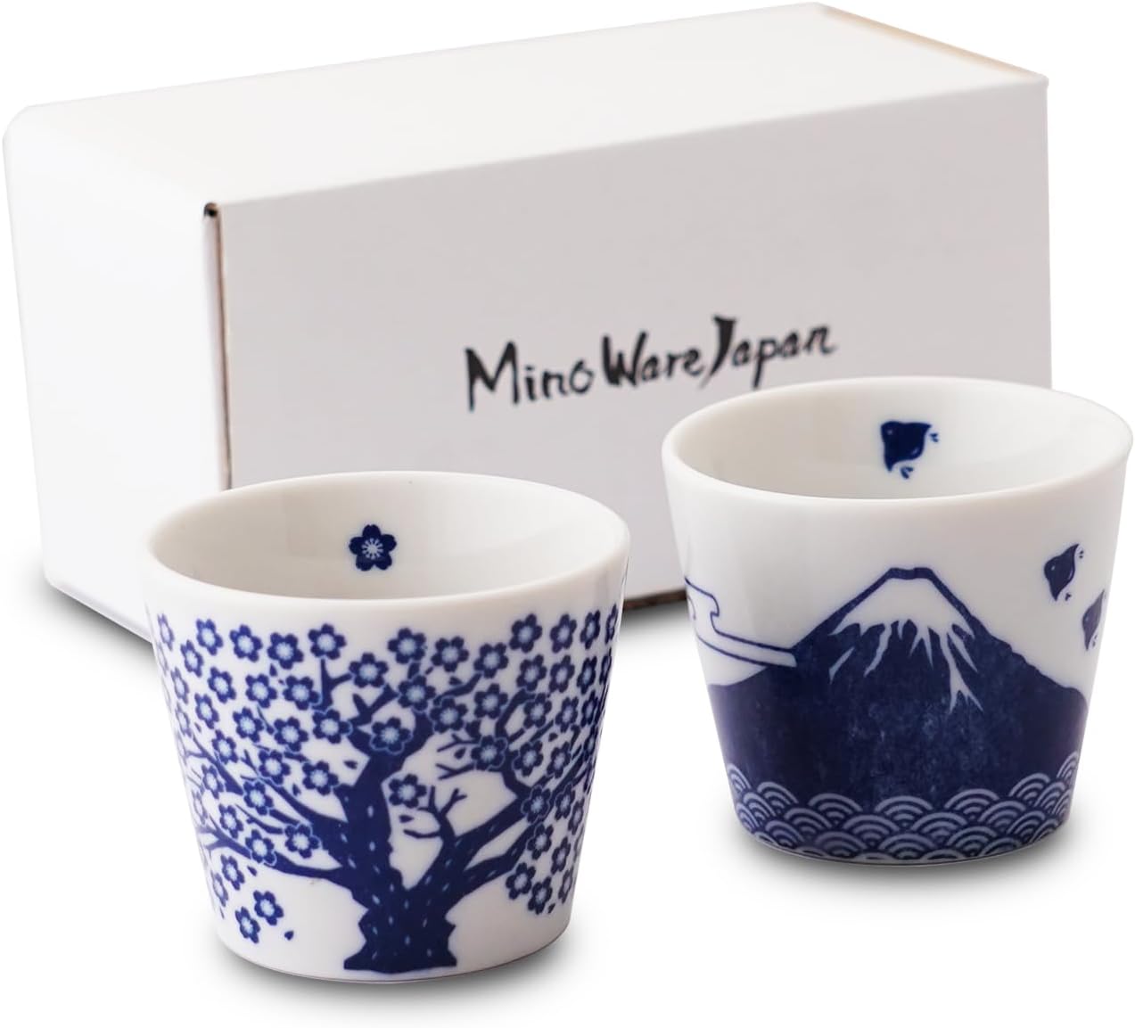 Amazon.com | MIRUIKE Japanese Sake Set, Ceramic Sake Cups, Set of 4 ...