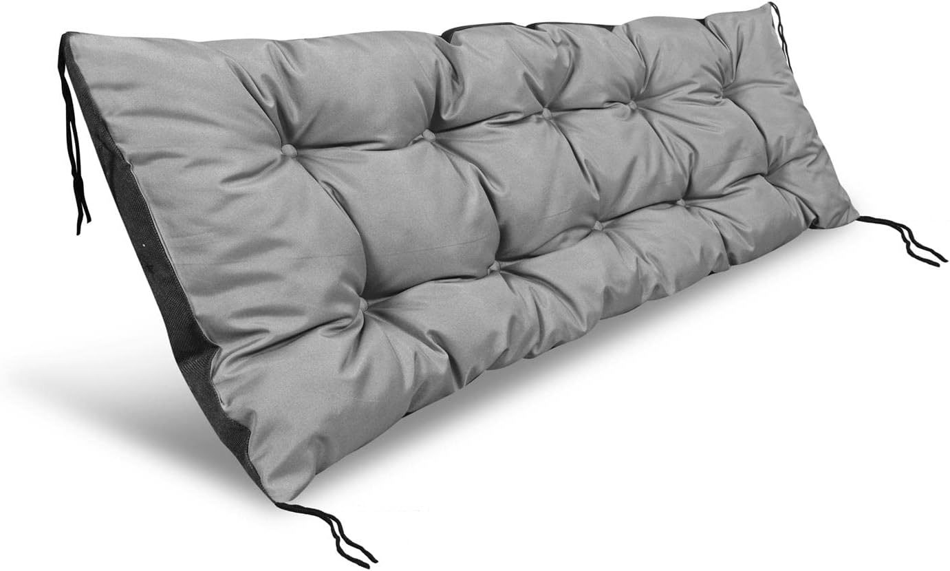 KISAA Living 2 Seater Waterproof Outdoor Bench Pad Seat Cushion Garden ...