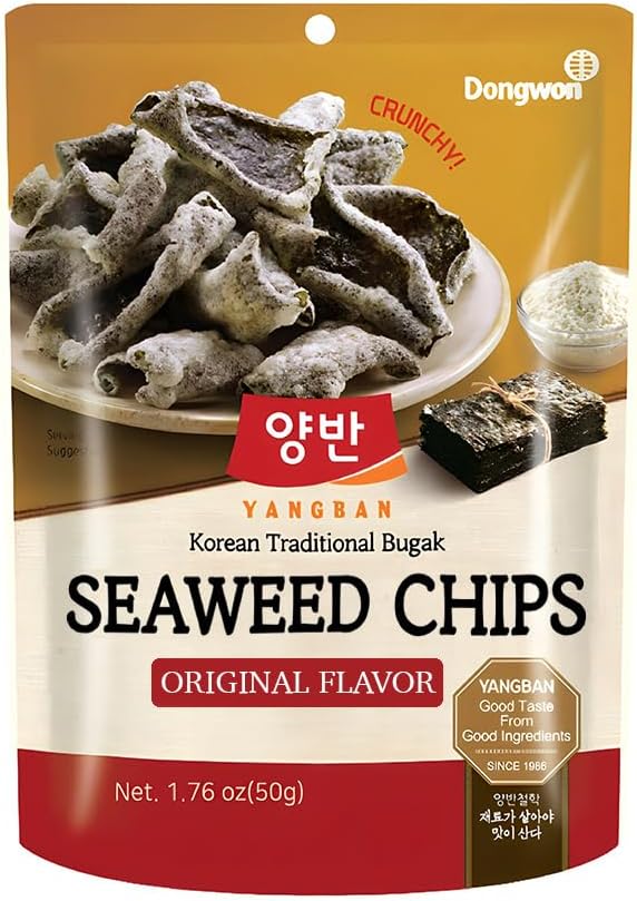 Amazon.com: [Dongwon] YANGBAN Seaweed Chips | Classic Original Flavor | Authentic Korean Seaweed ...