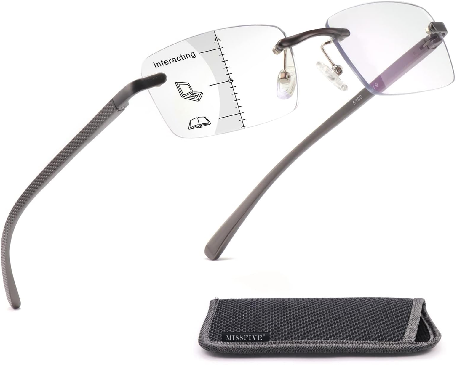 Amazon.com: Photochromic Progressive Multifocus Transition Reading ...