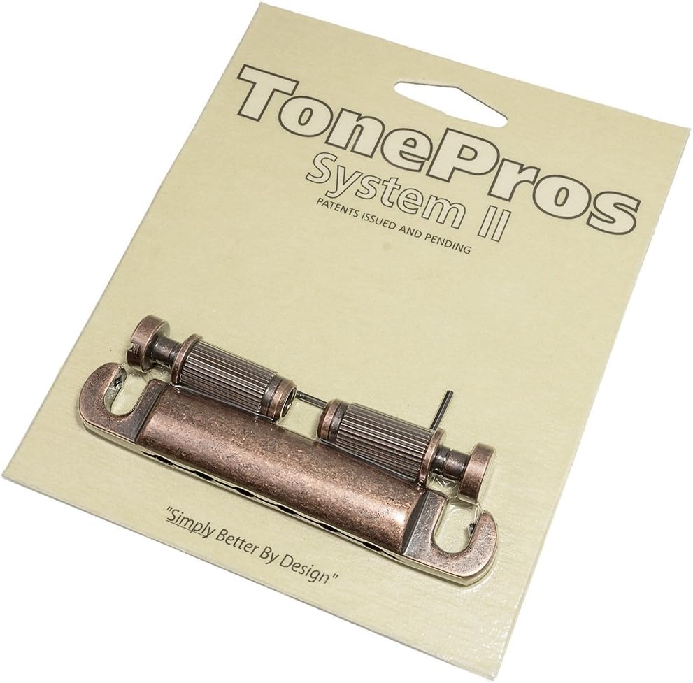 Amazon.com: TonePros Standard Locking Stop Tailpiece, Antique Bronze ...