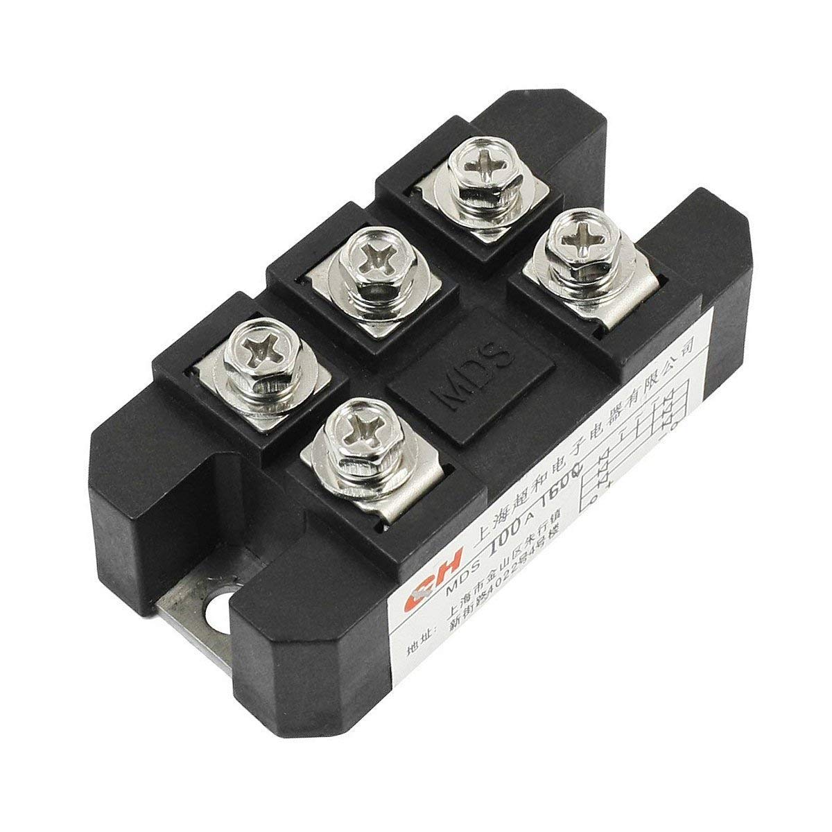 Buy Three Phase Rectifier Bridge Platinum Mds100a 1600v 5 Terminals 3 Phase Diode Module Bridge