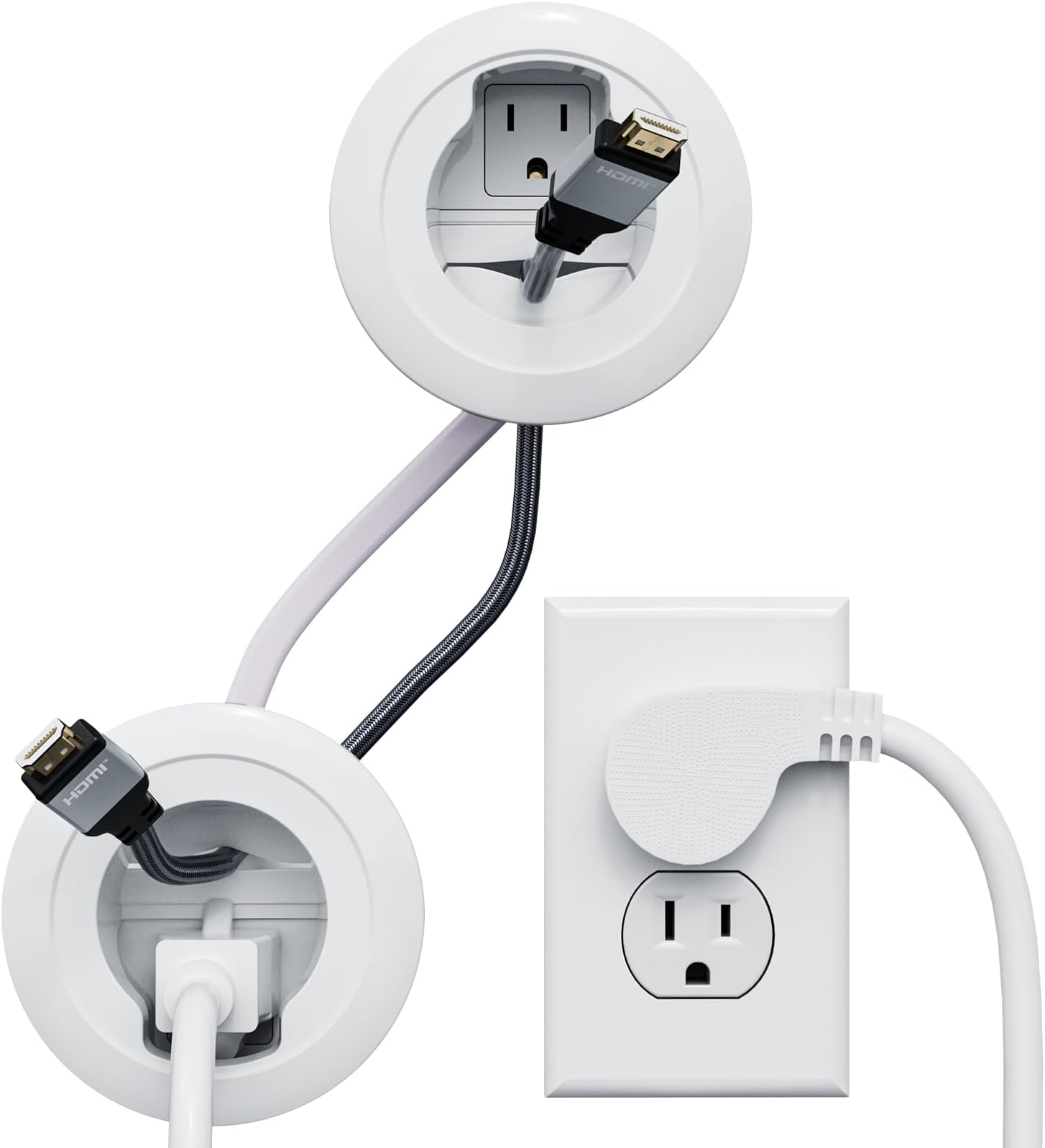 Amazon.com: in Wall Cable Management Kit, Power & Low Voltage Wire ...