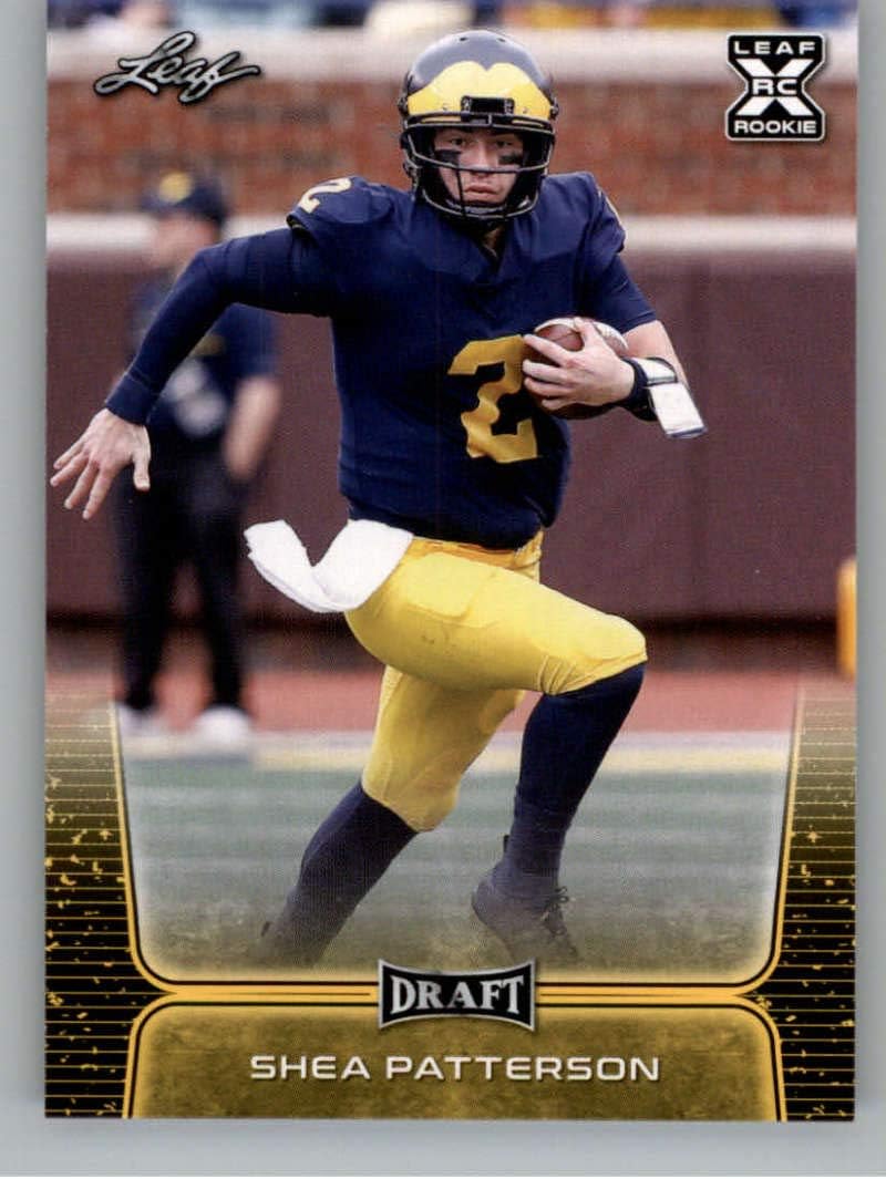 Amazon.com: 2020 Leaf Draft Gold #54 Shea Patterson RC - Michigan ...
